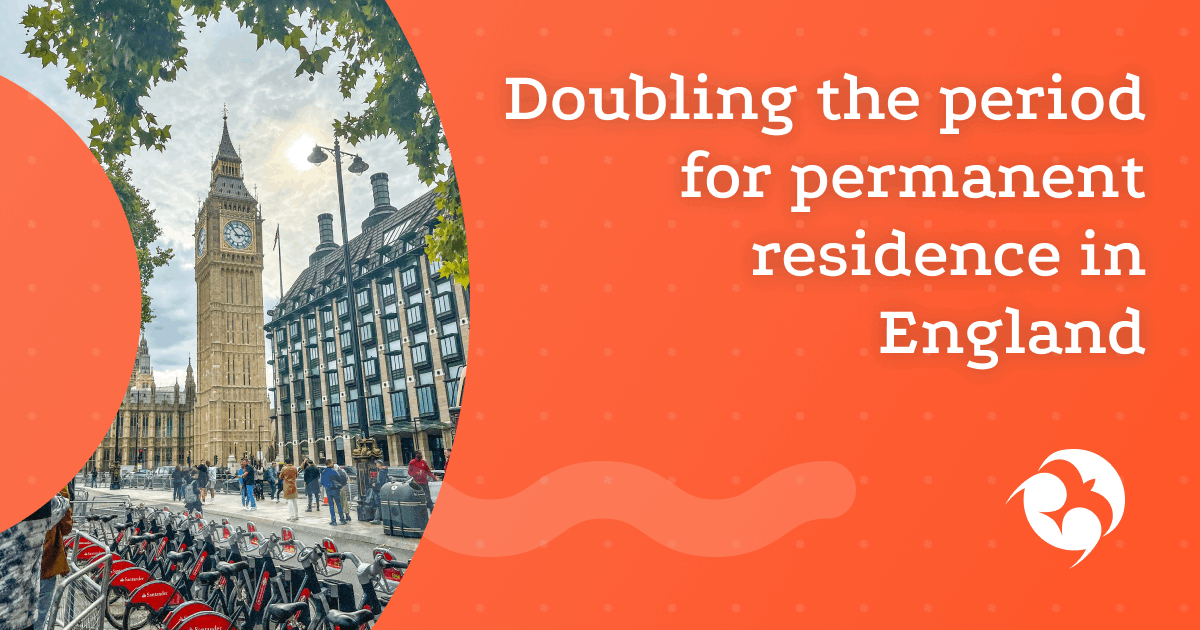 The UK plans to double the waiting period for permanent residence from 2025