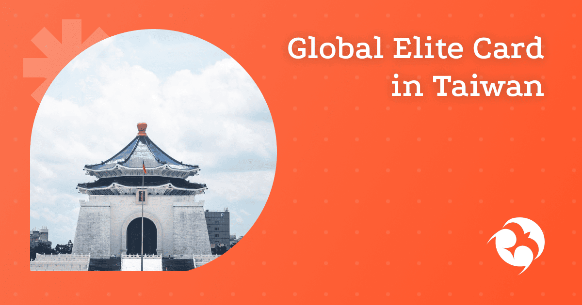 Visa for digital nomads starts in Taiwan Global Elite card